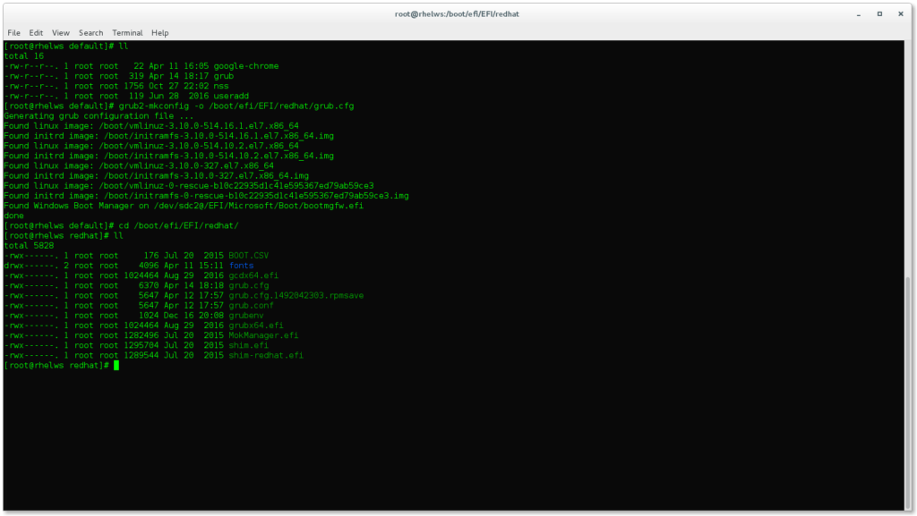 Changing grub2 boot options on UEFI boot system | The Root User