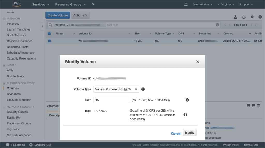 How to expand EBS storage in AWS. | The Root User